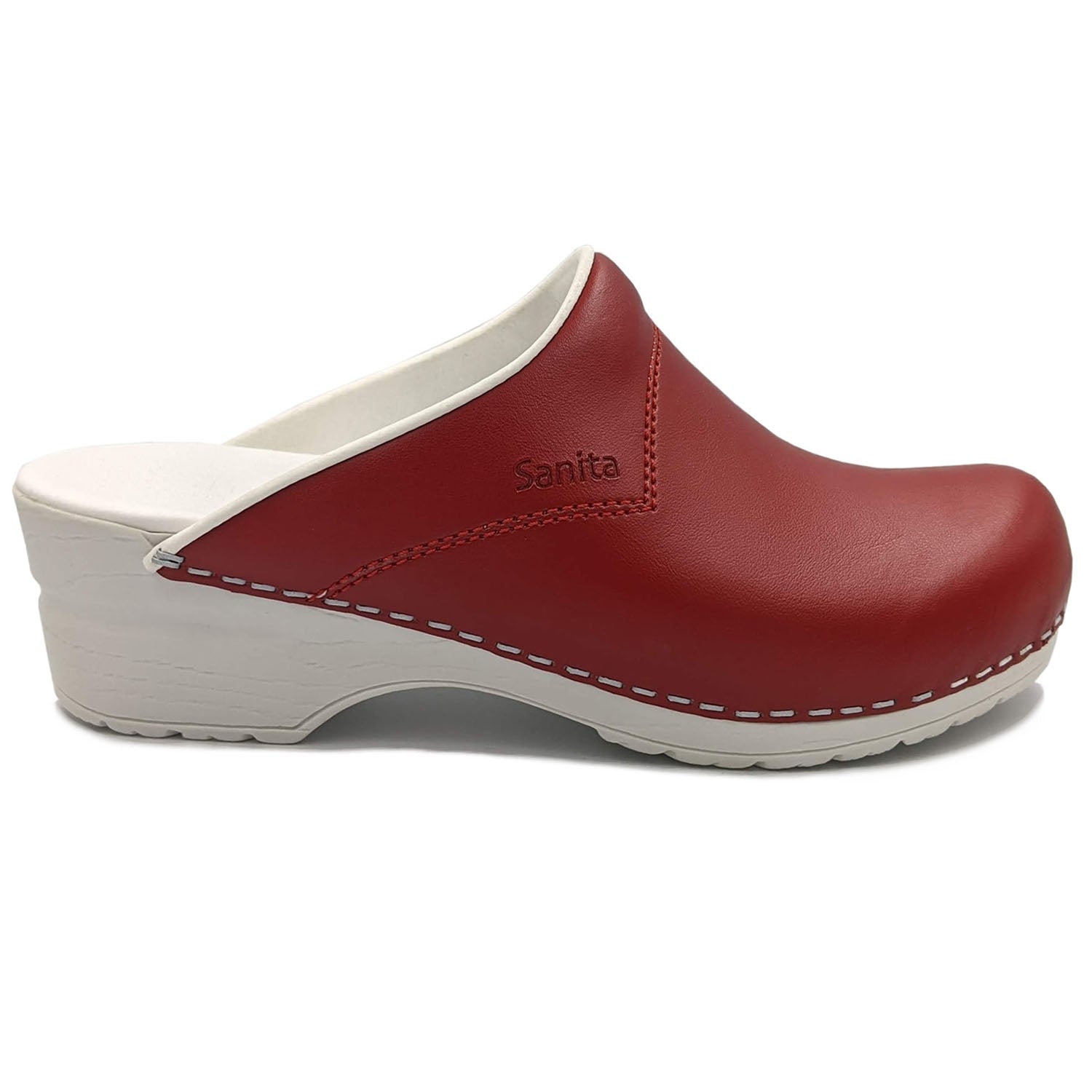 Sanita 'Nurse Pastel' Working Clogs in Red 101510314 – World of Clogs